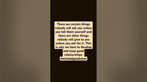 Good Relations Is One Key Youtube