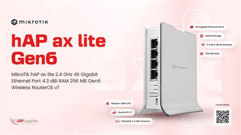 Isp Supplies Powered By Wav On Linkedin The Mikrotik Hap Ax Lite Gen6