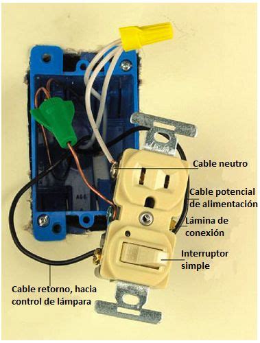 Como Conectar Apagador Y Contacto Diagrama Gias