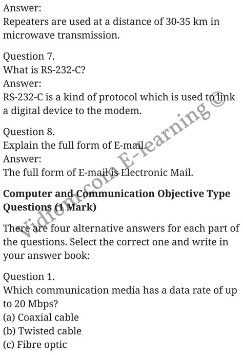 class 10 computer science chapter 1 computer and communication english