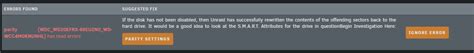 UNC Errors Reported On Parity Drive General Support Unraid