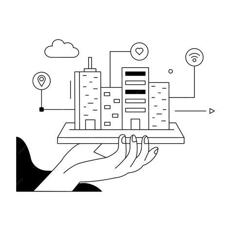 편집 가능한 온라인 분석 그림 프리미엄 벡터