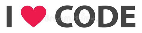 I Love Code Stock Vector Illustration Of Programmer 268218099