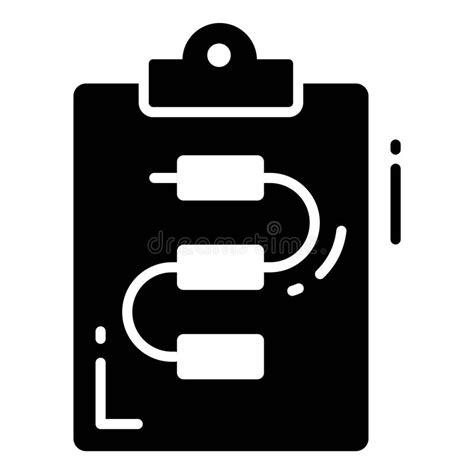 Flowchart Vector Icon Illustration For Graphic And Web Design Stock Vector Illustration Of