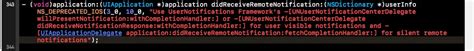 ios difference behaviour of didreceiveremotenotification between apns production and