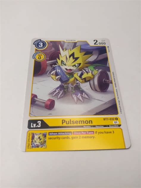 Digimon Ccg Next Adventure Pulsemon Bt7 032 Ebay