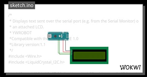 Lcd Running Text Wokwi Esp32 Stm32 Arduino Simulator