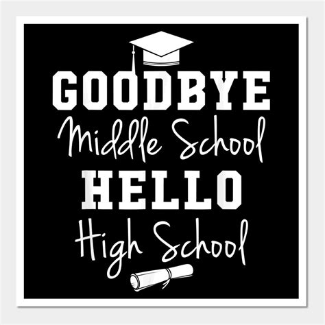 Goodbye Middle School Hello High School Graduation By Sandracottos Sabanis Middle School
