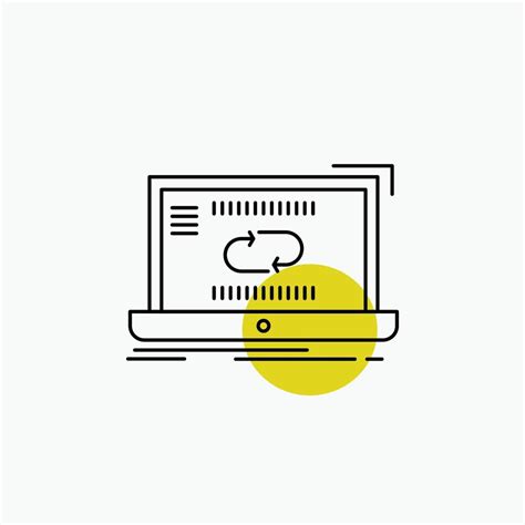 Communication Connection Link Sync Synchronization Line Icon