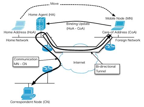 Basic Operation Of Mobile Ipv Download Scientific Diagram