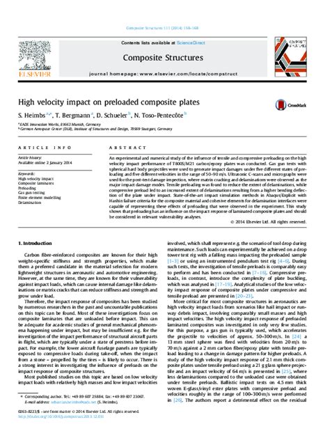 High Velocity Impact On Preloaded Composite Plates