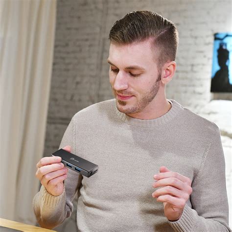 J5create Juh340 4 Port Powered Usb 3 0 Data Hub W 2ft Extended Cable [15w Power Adapter