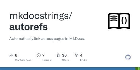 GitHub Mkdocstrings Autorefs Automatically Link Across Pages In MkDocs