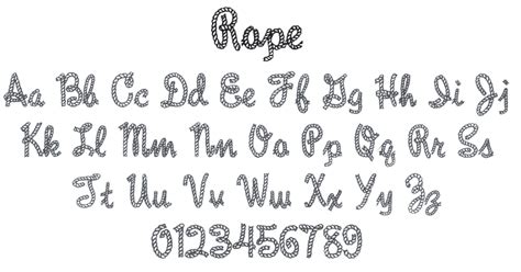 Rope Mf Font Free Download Fontsum