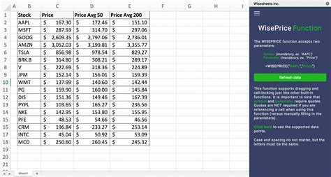 Yahoo Finance Excel Live And Historical Stock Data Guide