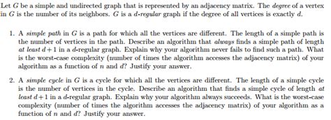 Graph Algorithms Question Design And Analysis Mathematics Stack