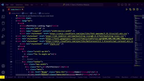 How I Created A Personal Portfolio Website For Codsoft Satish Gaikwad