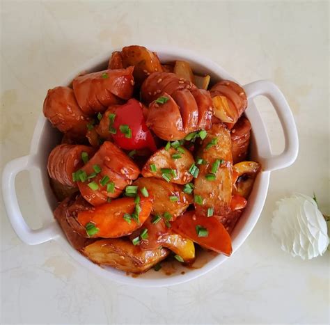 소시지야채볶음