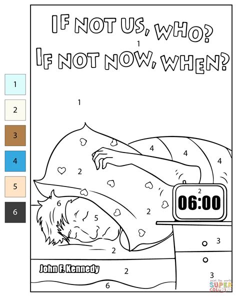 John F Kennedy Coloring Sheet