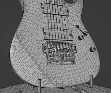 Artstation Ibanez 8 String Electric Guitar Resources