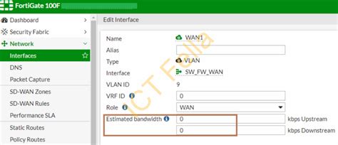 How To Configure Basic Bandwidth Shaping Policing On Cisco Fortigate For Isp Connection — Ict