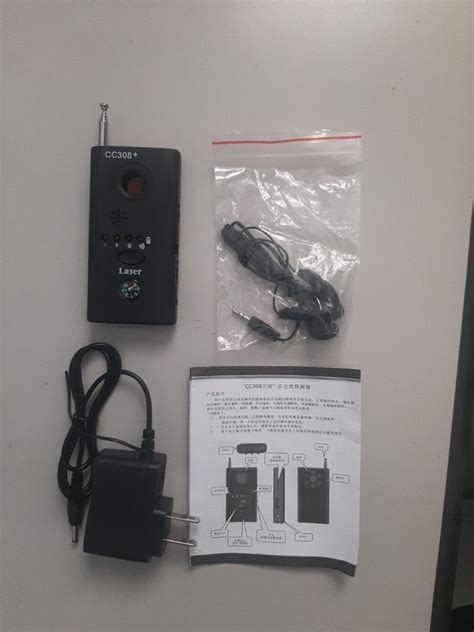 Ready Stock Black Cc308 Anti Spy Rf Signal Bug Detector Hidden Camera Laser Lens Gsm Finder