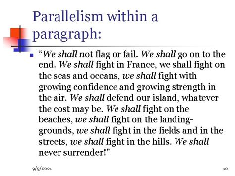 Coordination And Parallel Structure Using Coordinating Conjunctions And