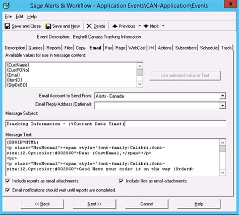 How Sage Alerts Workflow And Edi Help Sage Customers Track Shipments