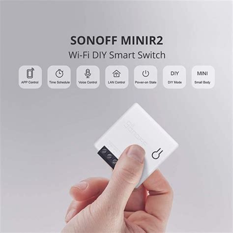 Sonoff Mini R Two Way WiFi Wireless Smart DIY Switch Digiware Store