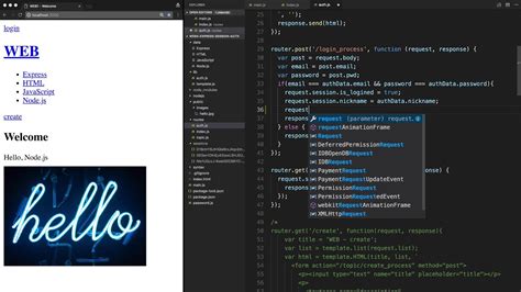 Web4 Express Session And Auth 68 인증구현 세션저장 Youtube
