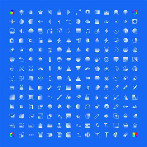 Thin Line Image Editing Illustration Icons Stock Vector By ©karnoff