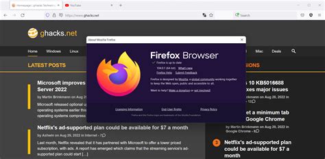 New Update Firefox 104 Analyze A Websites Power Usage And Ui Throttling Malwaretips Forums