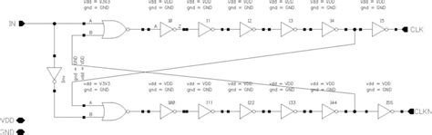 2 phase non overlapping block for oscillators mis circuitos