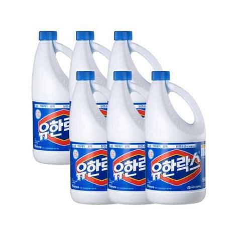 유한락스 레귤러 2l 6개 락스 표백제 소독제 살균제 홈플러스 택배배송