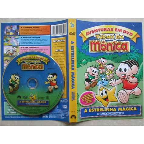 Dvd MÔnica Turma Da MÔnica A Estrelinha Mágica E Outras Histórias