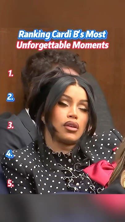 Ranking Cardi Bs Most Unforgettable Moments Cardib Iconic Fyp