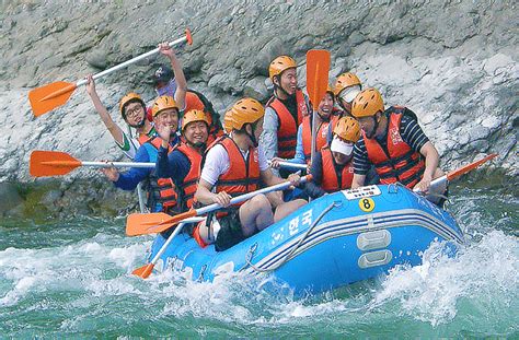 강원 영월 동강 래프팅