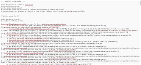 Need Help Understand My Crash Report R Minecraftmod