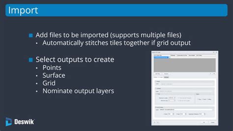 Deswik Software Suite V LAS File Support PDF