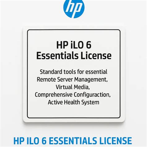 Hp Ilo 6 Essentials License