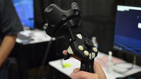 Tactical Haptics Reactive Grip Controller With Vive Tracker Touch And
