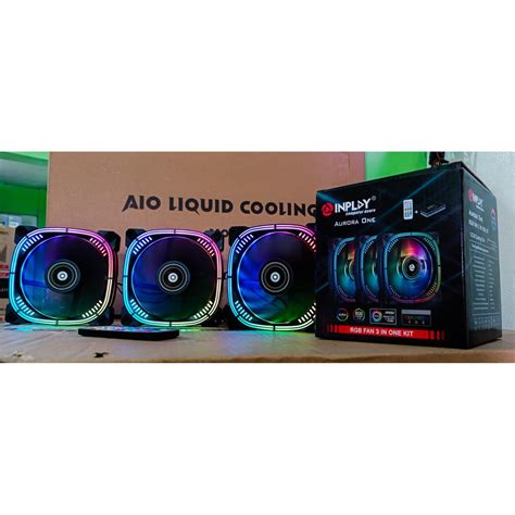 Inplay Aurora Tower Rgb Fan 3 In 1 Kit 120mm Cooling Fan Argb Kit With Controller Lazada Ph