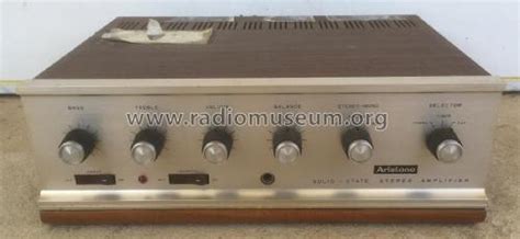 Solid State Stereo Amplifier 19 350 Amplmixer Airplayer And Aristone