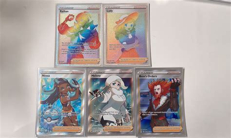 Pokemon Tcg Trainer Full Art Bundle Hobbies And Toys Toys And Games On Carousell