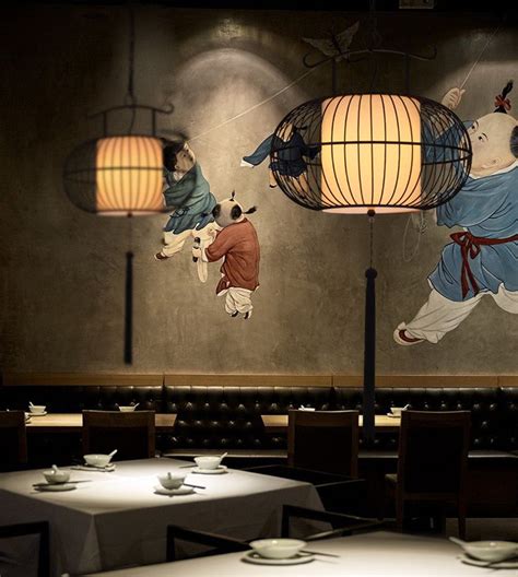 现代新中式吊灯复古铁艺鸟笼灯鸟笼吊灯仿古阳台酒店餐厅灯具灯饰 tmall com天猫 Japanese restaurant