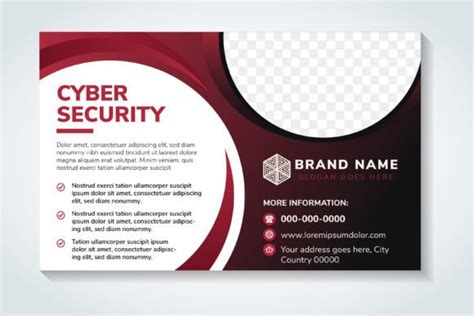 Cyber Security Horizontal Flyer Graphic By Noory Shopper · Creative Fabrica