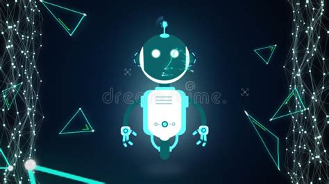 Animation Of Ai Chatbot Icon And Data Processing Stock Footage Video