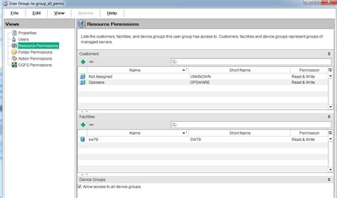 Resource Permissions