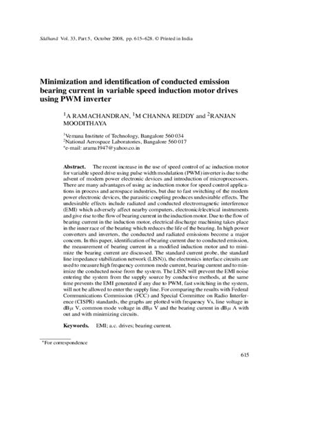 Fillable Online Modeling Of Motor Bearing Currents In Pwm Inverter Drives Fax Email Print