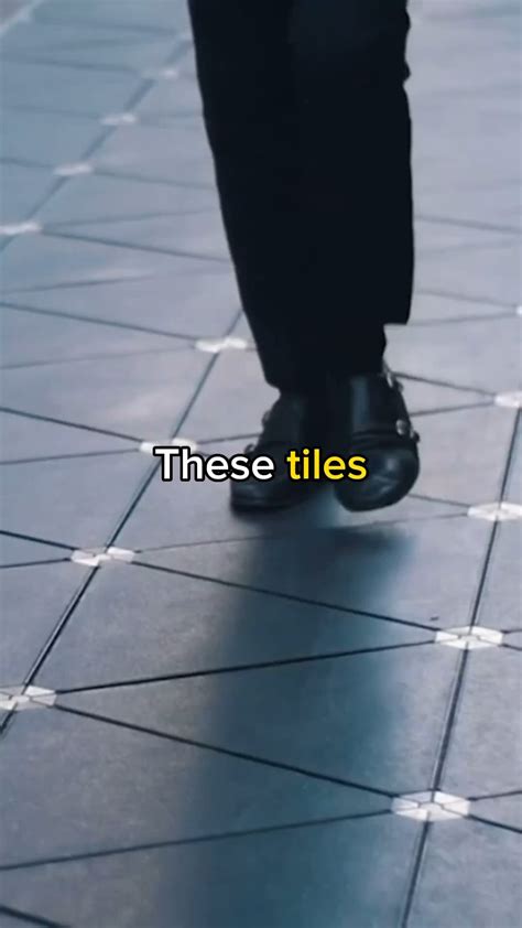Pavement Tiles Generate Electricity From Pedestrians The Tiles Use Piezoelectric Materials To